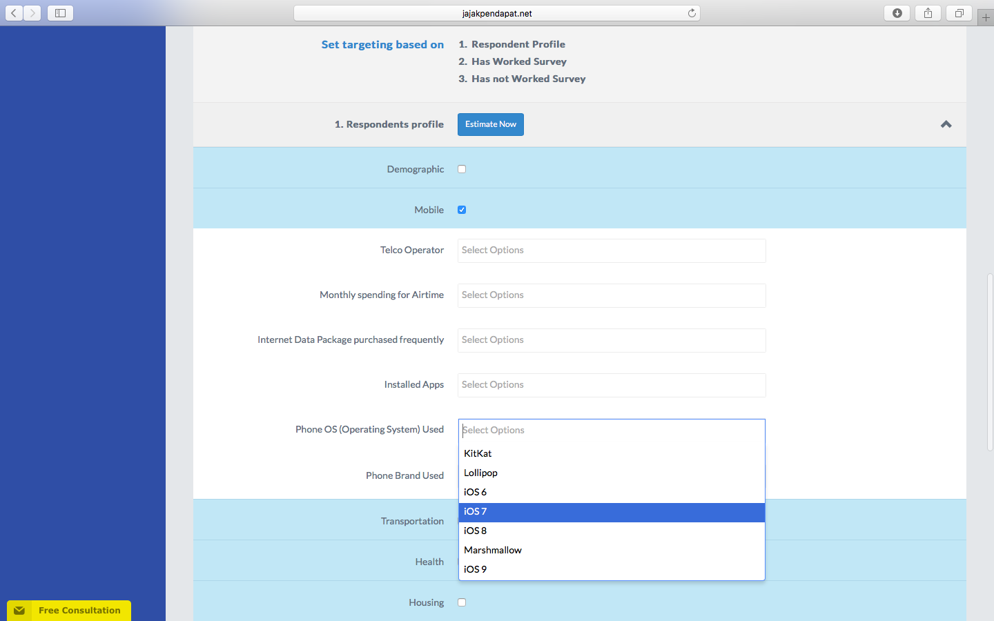 Tutorial - Set Your Target Respondents - Jakpat Insight